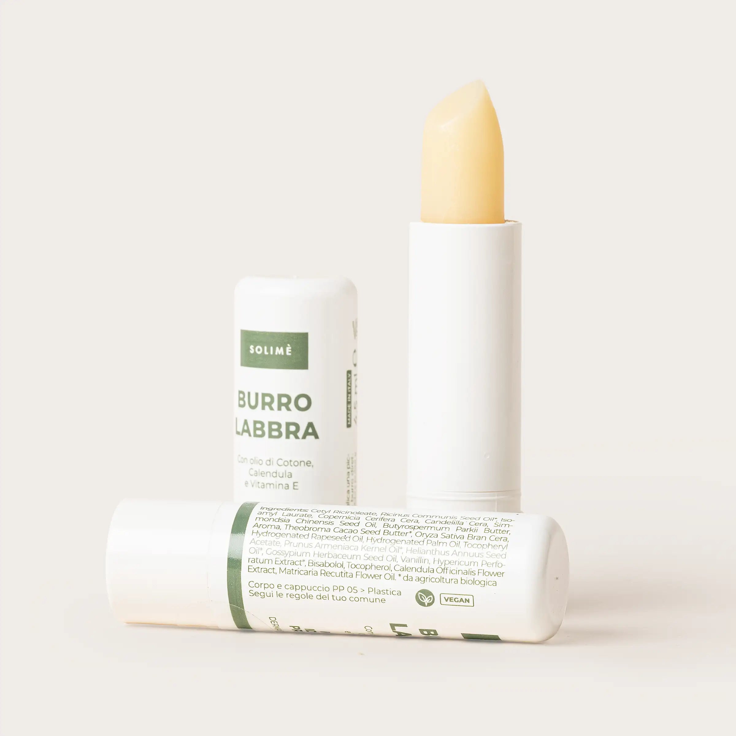 Burro labbra botanico naturale con vitamina E – Solimè