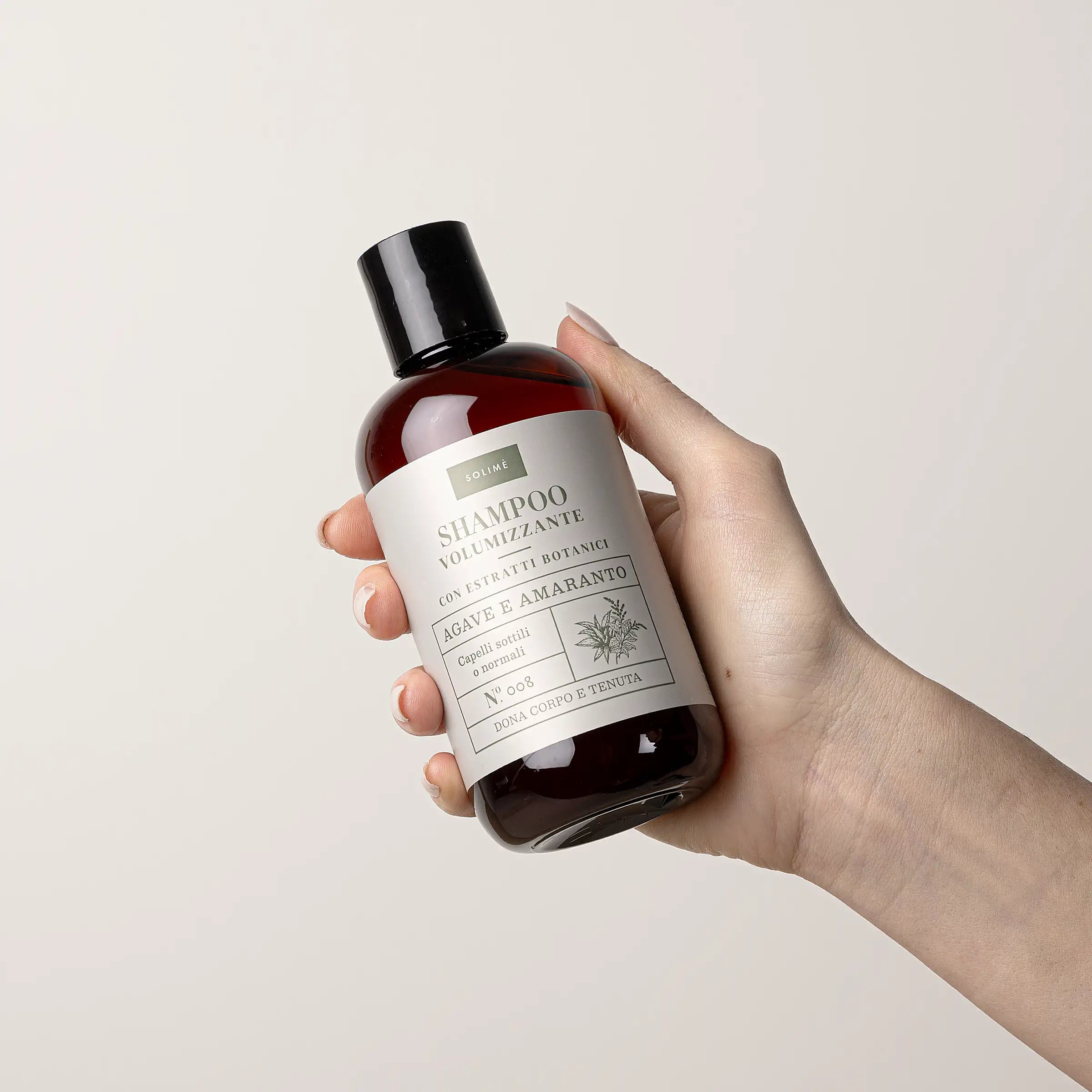 Shampoo volumizzante Agave e Amaranto con estratti naturali – Solimè
