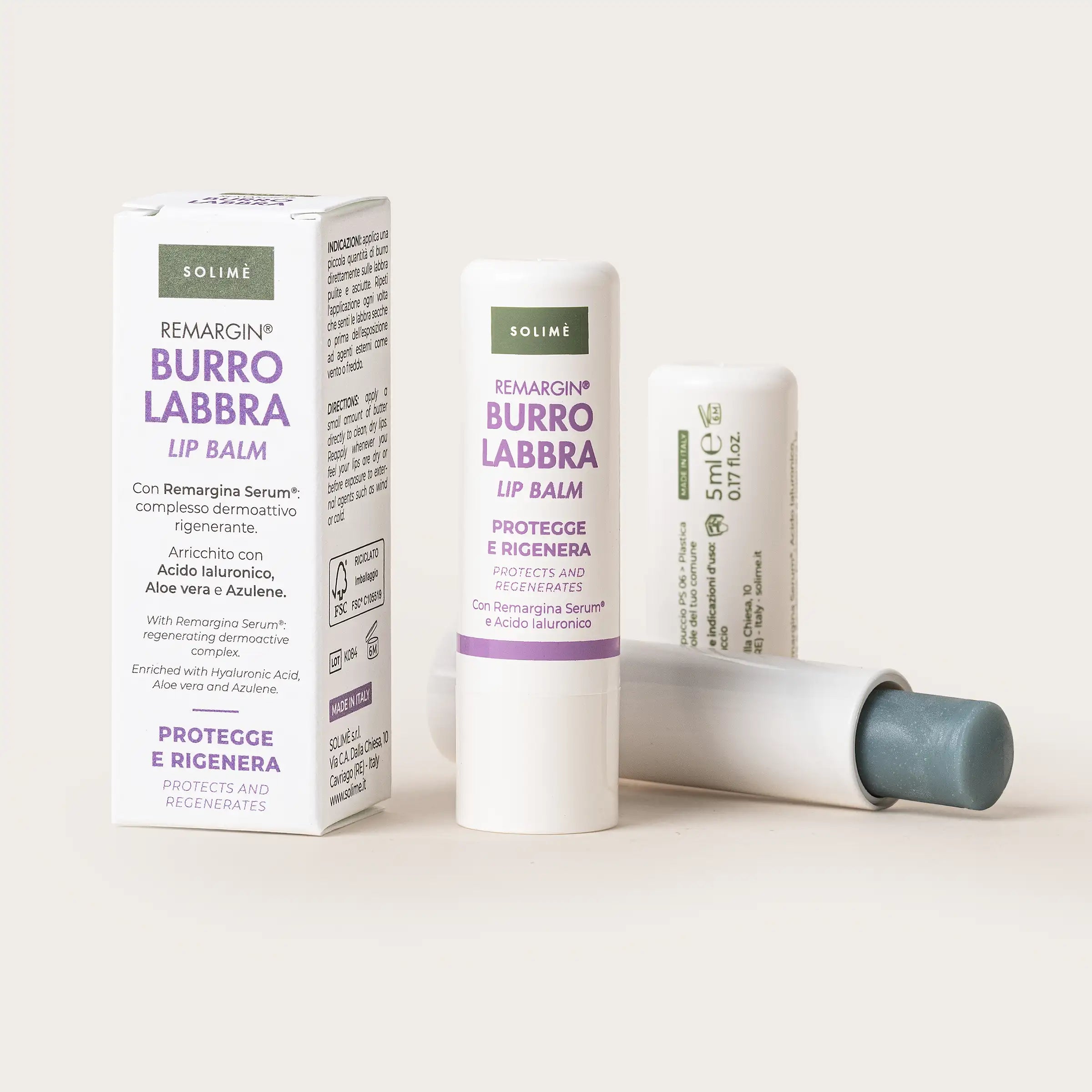 Remargin® Burro Labbra rigenerante – Solimè